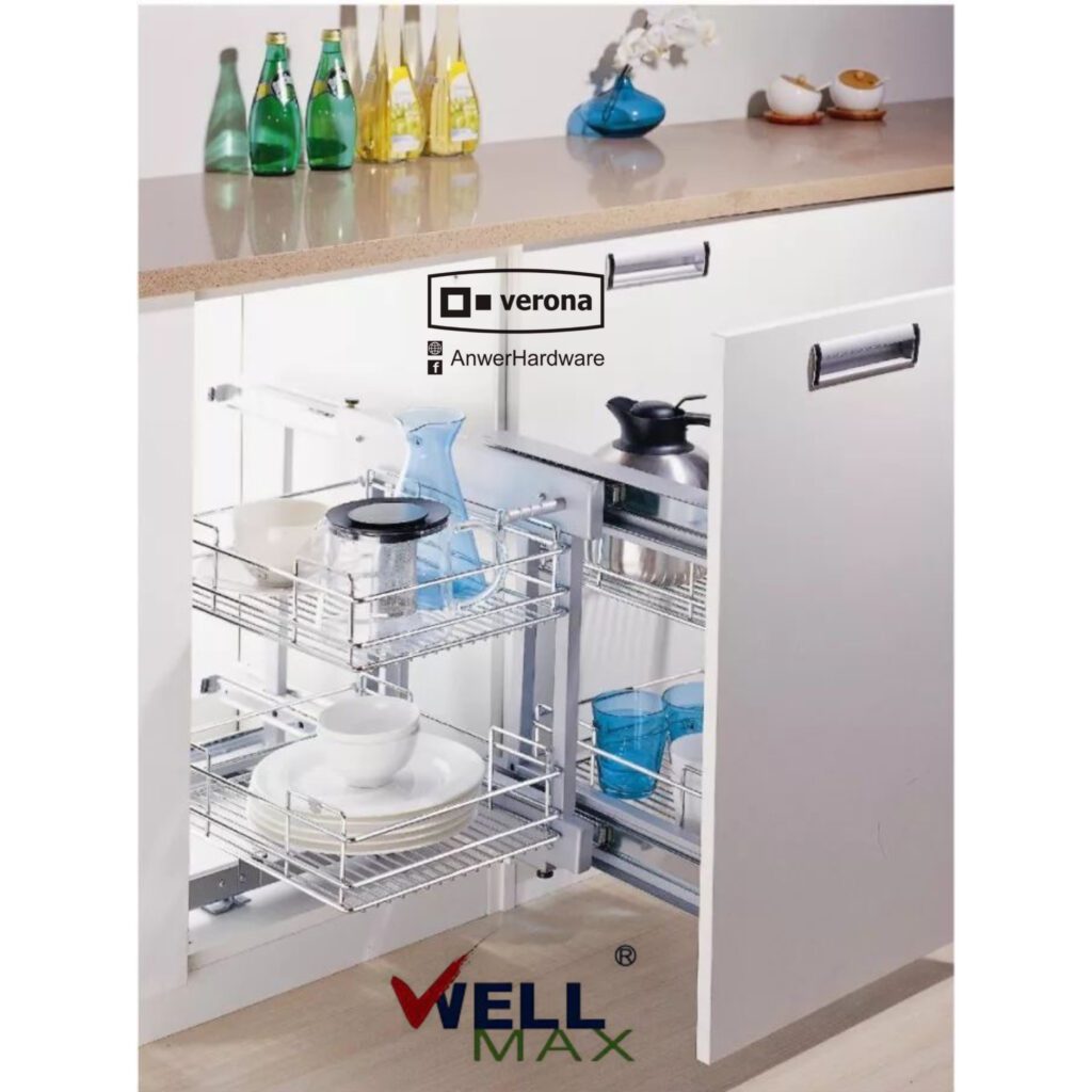 Wellmax Corner Basket Ptj017 ⋆ Anwer Hardware