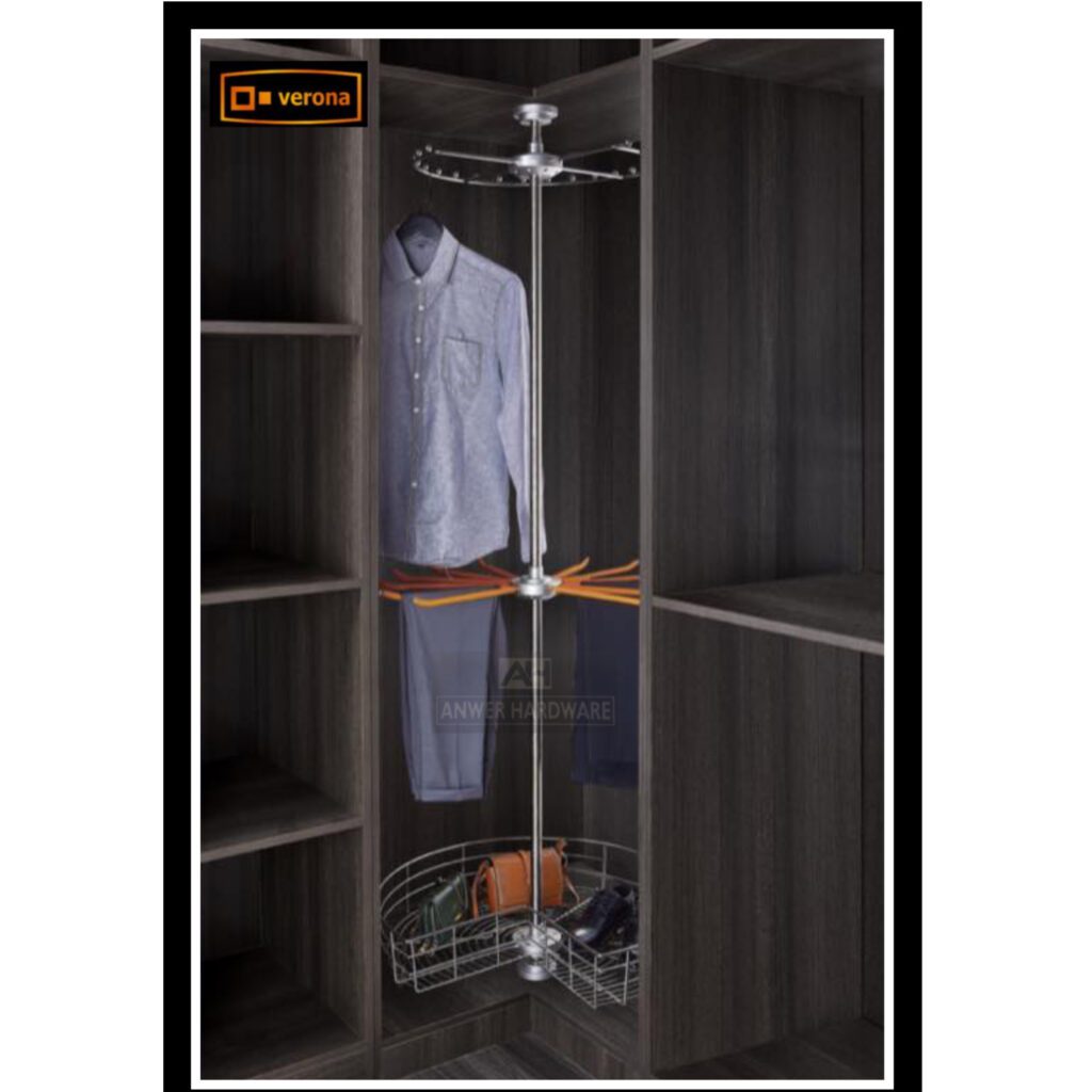 Three Layer Rotating Basket H065A ⋆ Anwer Hardware