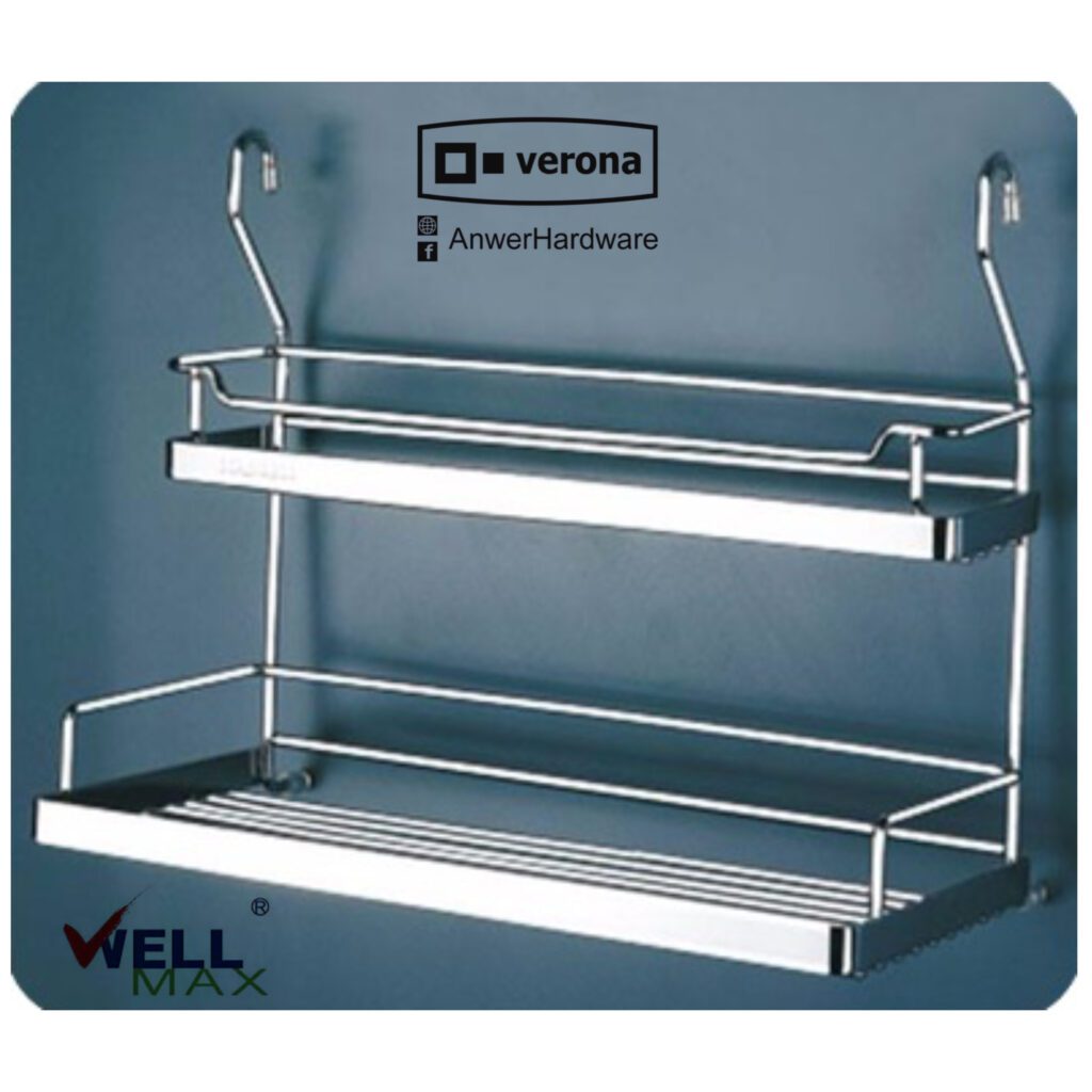 Wellmax CWJ203G Double Spice Rack ⋆ Anwer Hardware