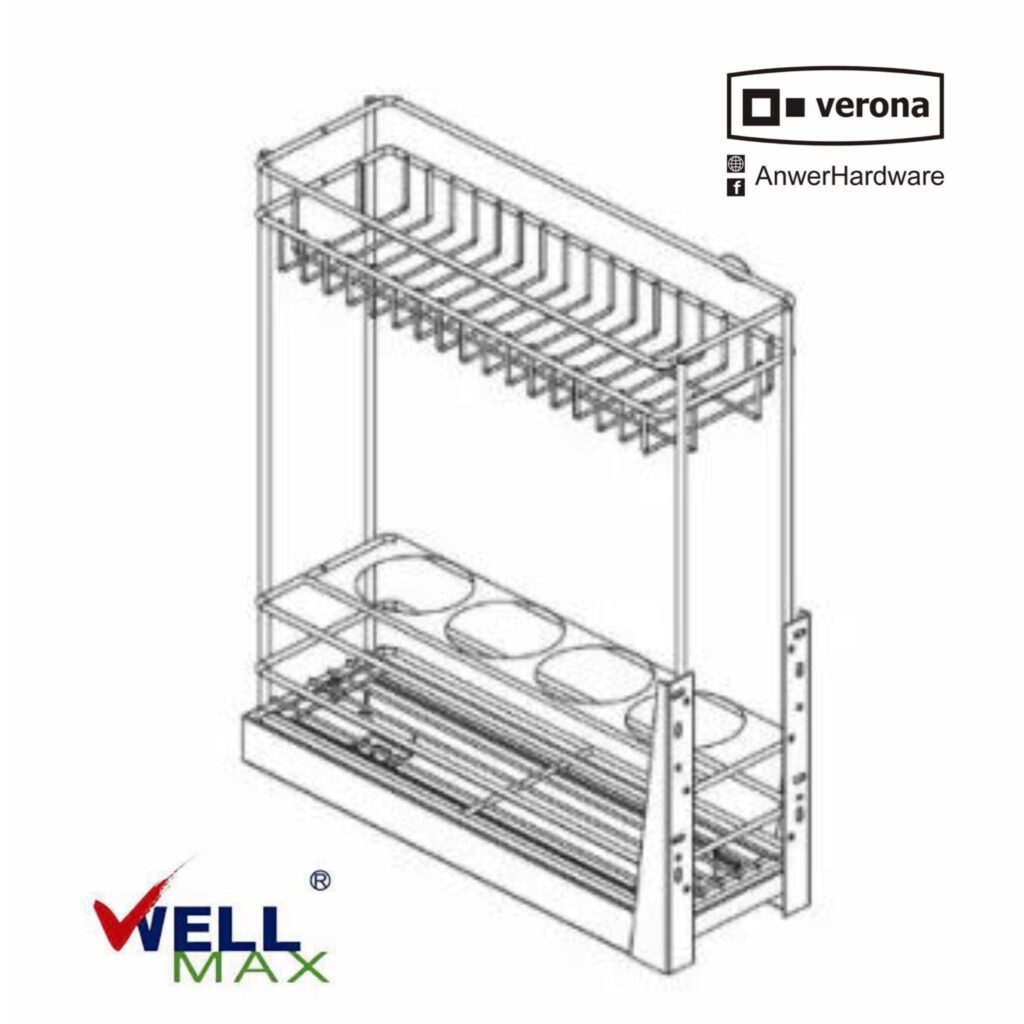 Wellmax PTJ023K Pullout ⋆ Anwer Hardware