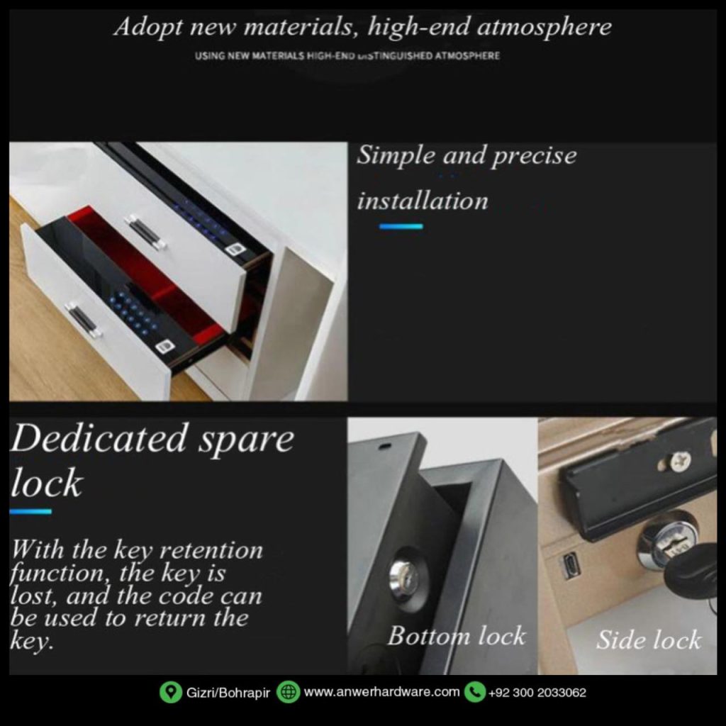 Verona Digital Drawer Safe H057 ⋆ Anwer Hardware