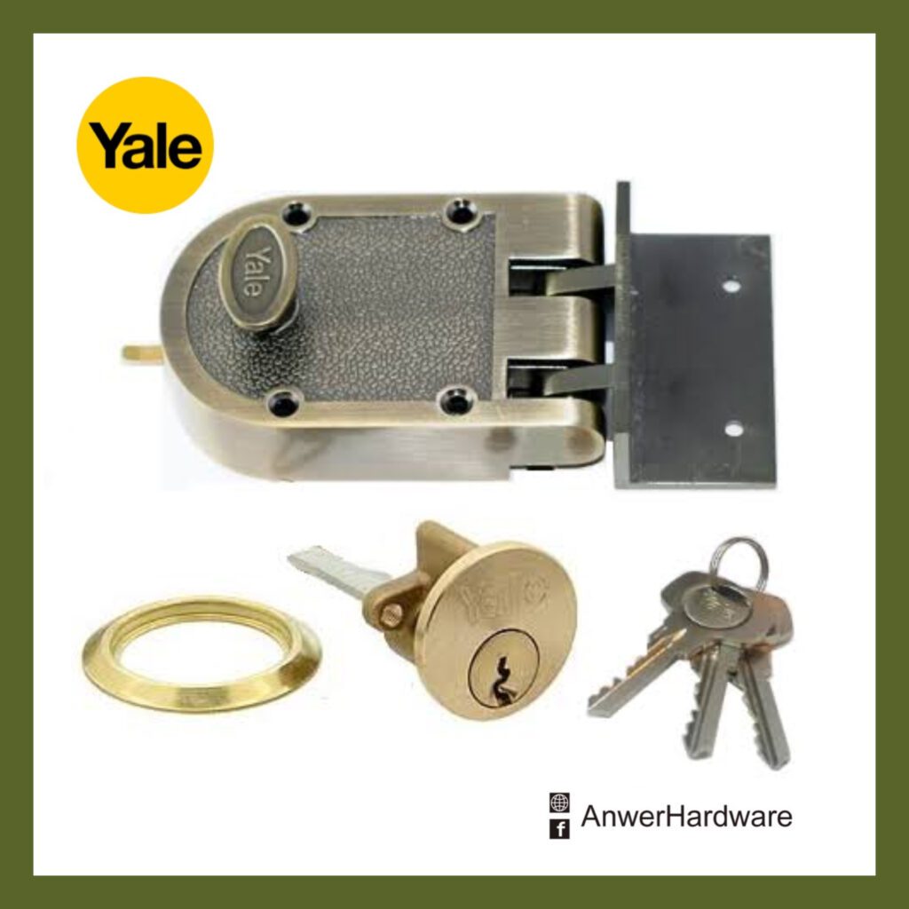 Yale Night Latch V198 AB ⋆ Anwer Hardware