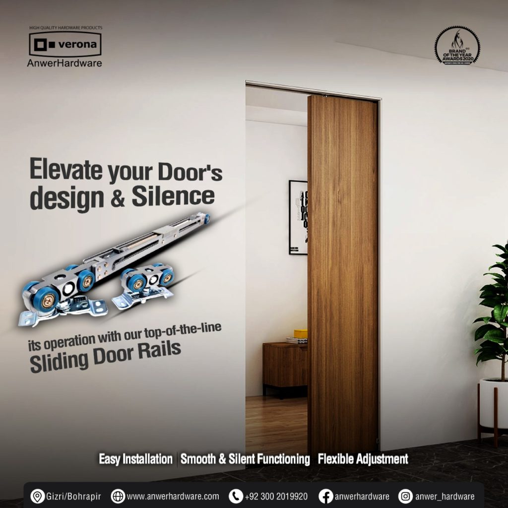 Verona Sliding Door Fitting Soft Close HL-084 ⋆ Anwer Hardware