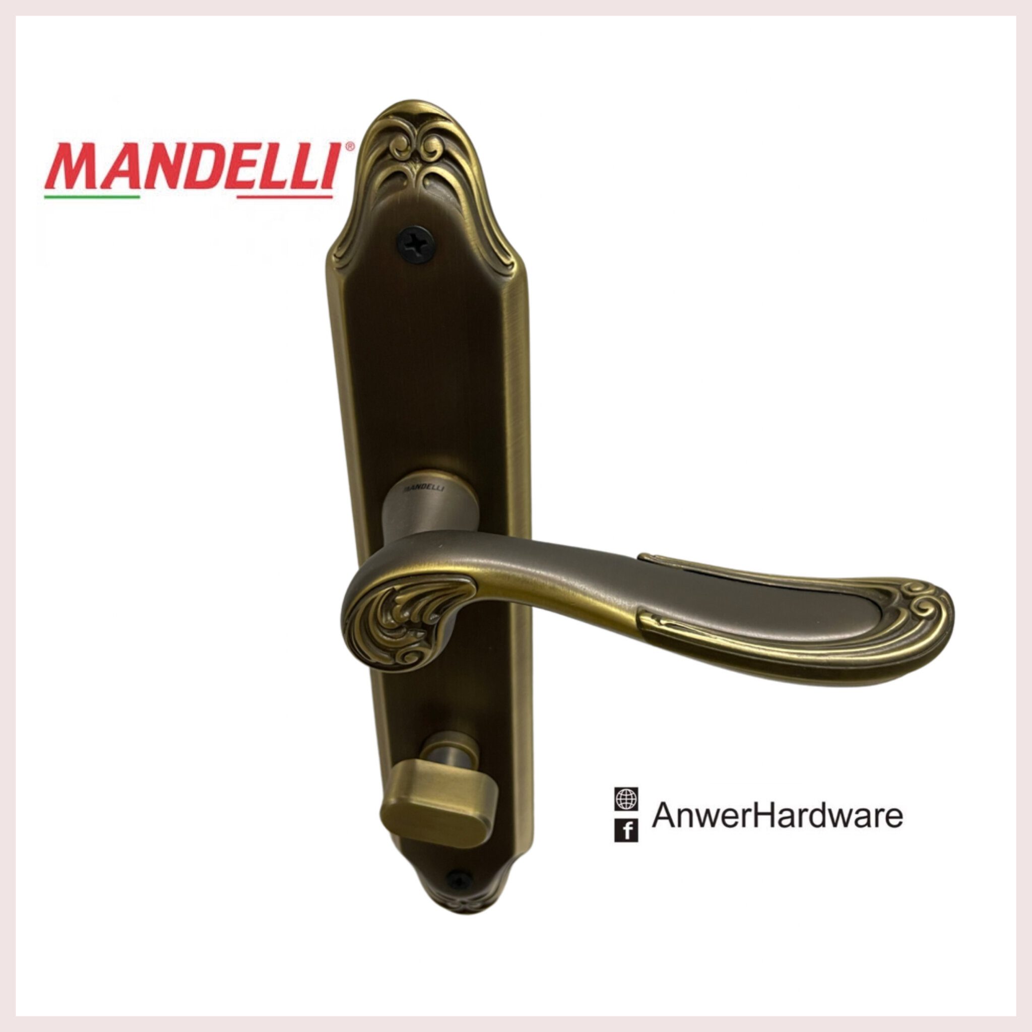 Mandelli Handle Lock1020 MBR ⋆ Anwer Hardware
