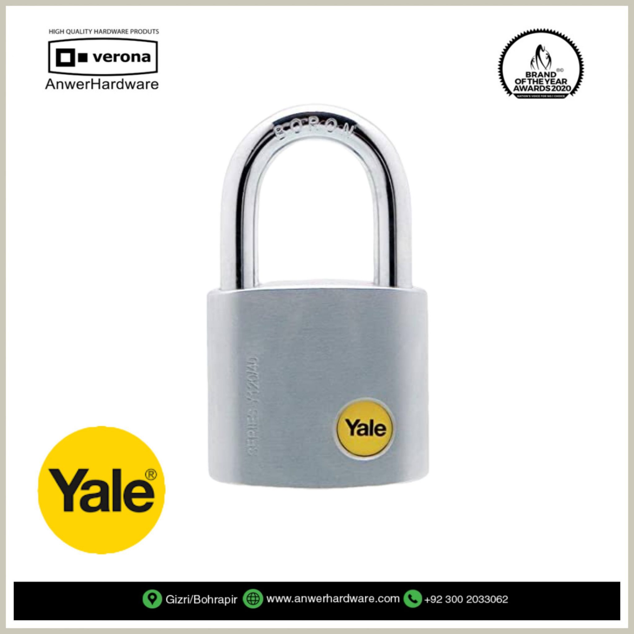 YALE PAD LOCK Y120 ⋆ Anwer Hardware