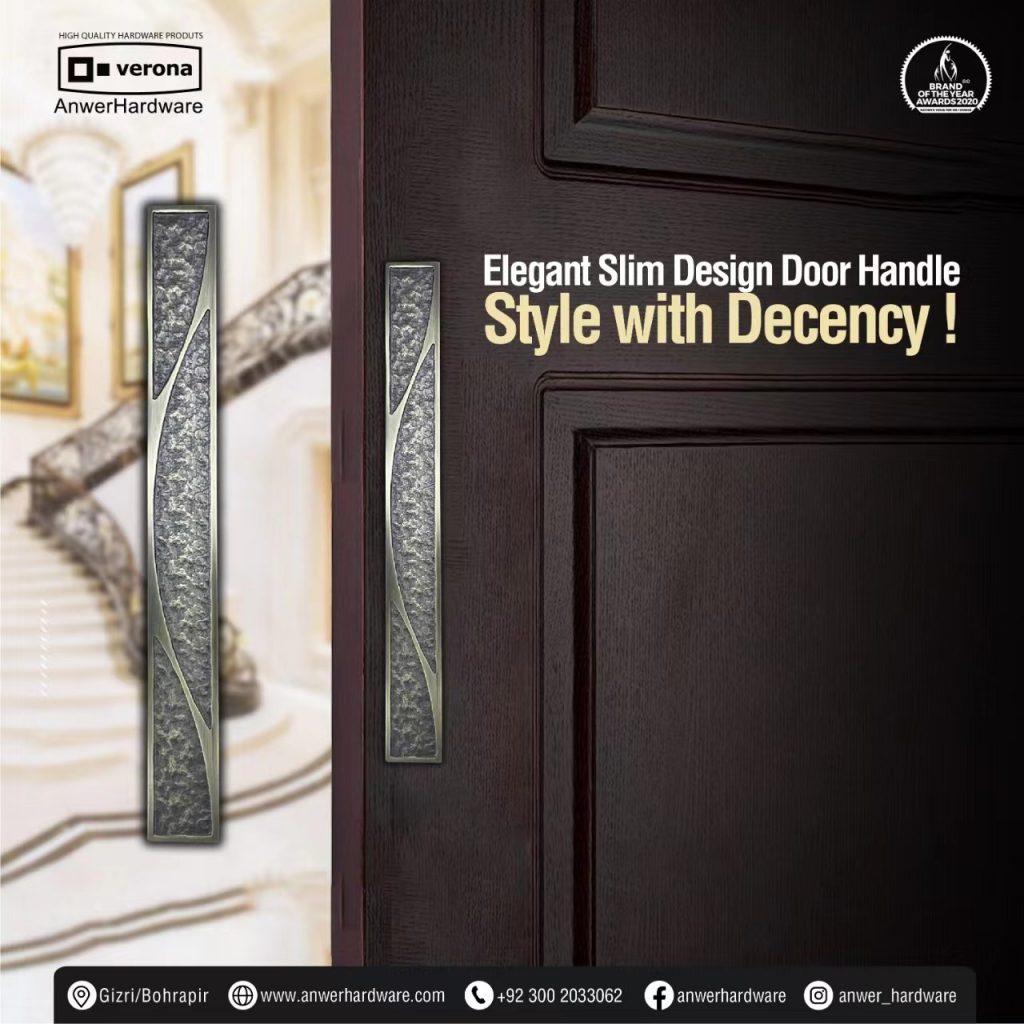 Verona Main Door Handle 7404 MAB ⋆ Anwer Hardware