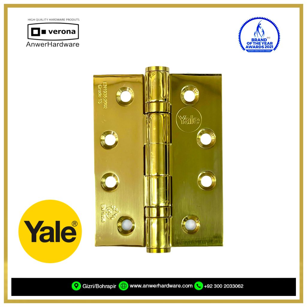Yale Ball Bearing Hinge-2BB Gold ⋆ Anwer Hardware