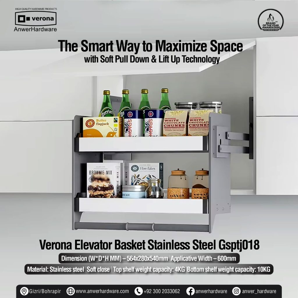 Verona Elevator Basket Stainless Steel Gsptj018 ⋆ Anwer Hardware