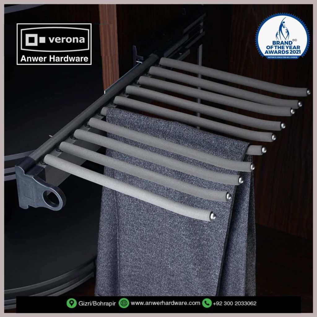 Side Mounted Trouser Rack B012 ⋆ Anwer Hardware