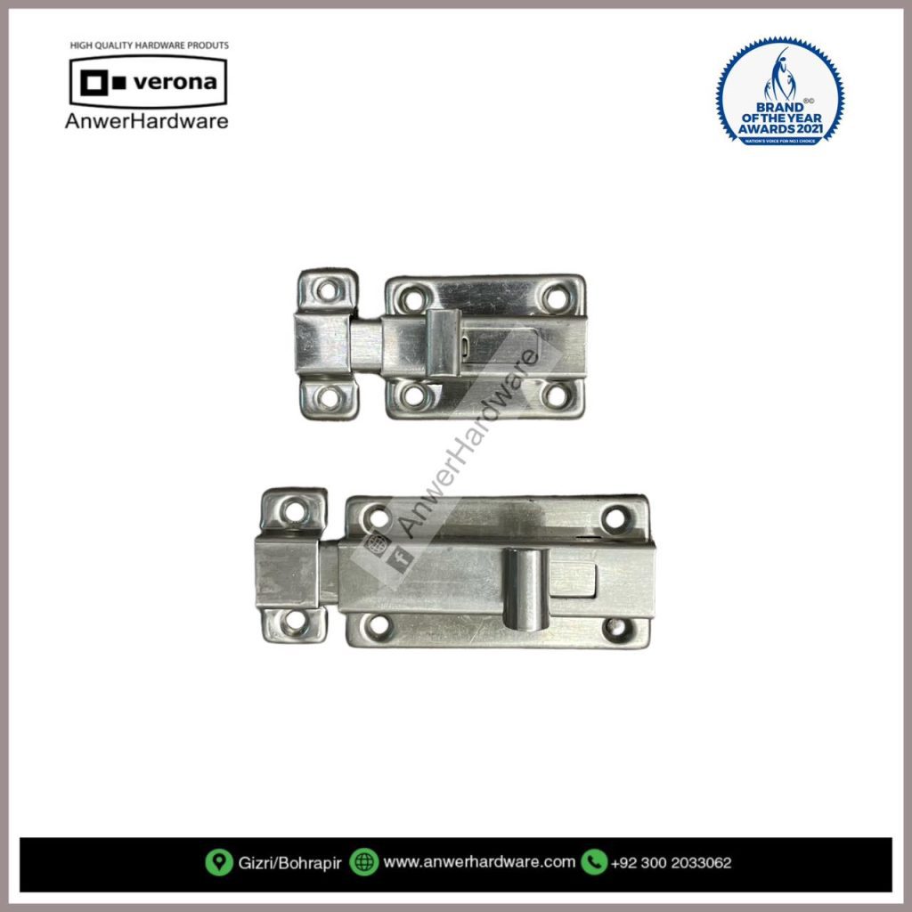 Stainless Steel Bathroom Latch 01-A ⋆ Anwer Hardware