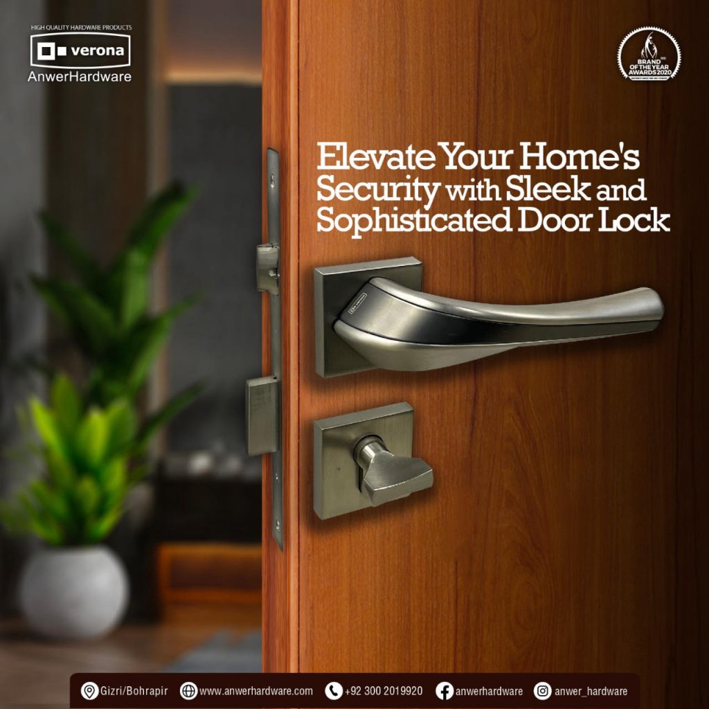 Verona Rosette Lock F17 Msn/Grey ⋆ Anwer Hardware