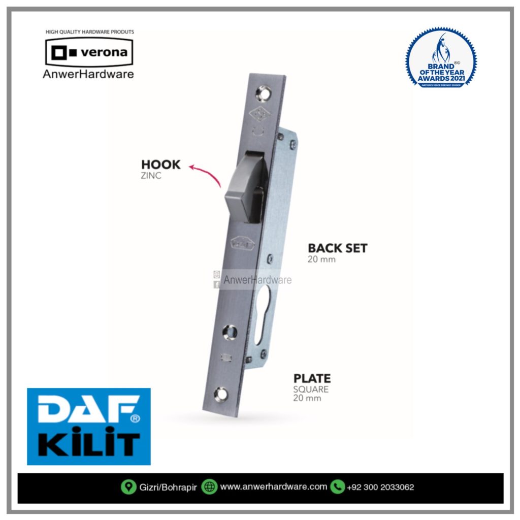 Daf Kilit Sliding Lock 513-20 ⋆ Anwer Hardware