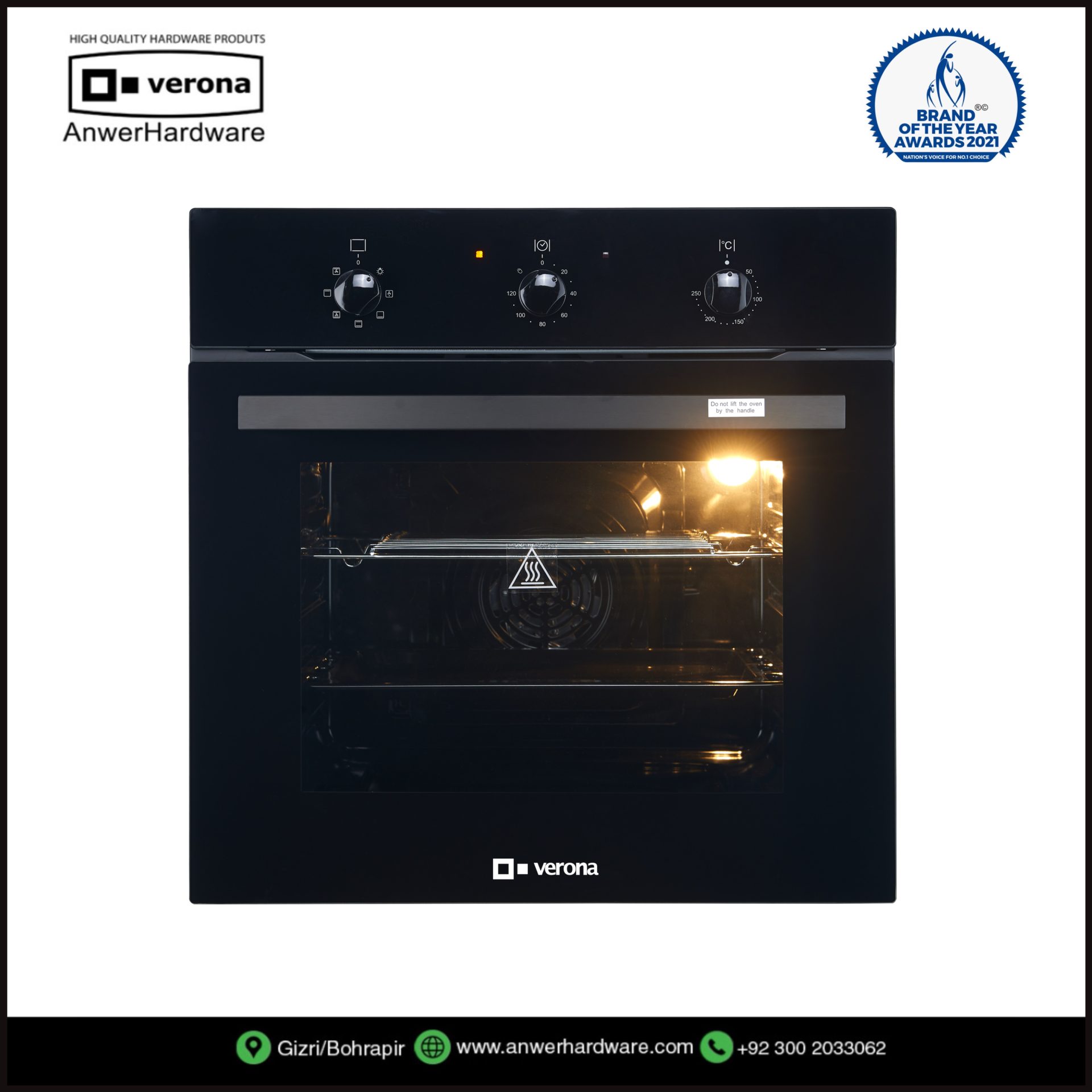 Verona Built-in Oven VR06520GL Electric ⋆ Anwer Hardware