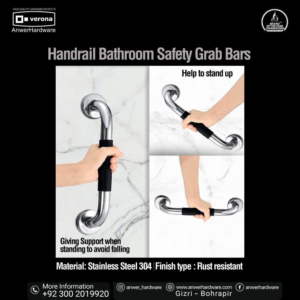 Grab Bar Stainless Steel 304 ⋆ Anwer Hardware