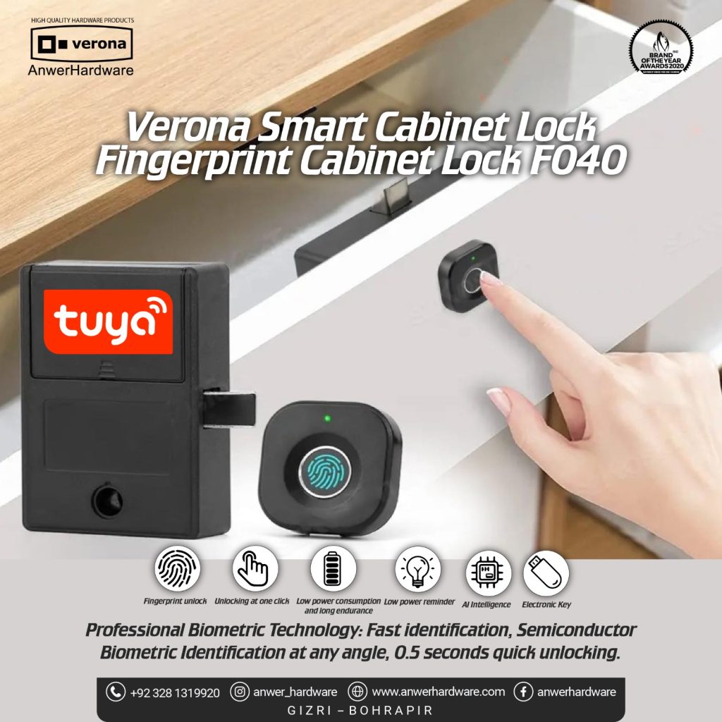 Verona Smart Cabinet Lock-Fingerprint Cabinet Lock F040 ⋆ Anwer ...