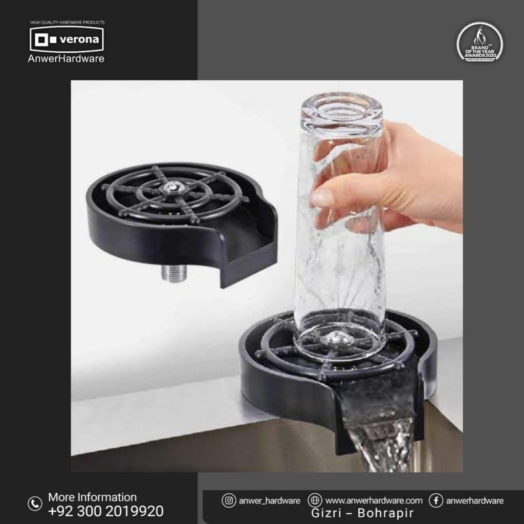 Verona Glass Washer For Kitchen Sink ⋆ Anwer Hardware