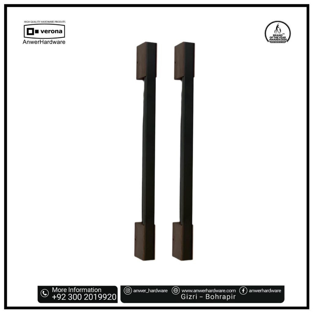 Main Door Handle LC55206 Black/Wood ⋆ Anwer Hardware