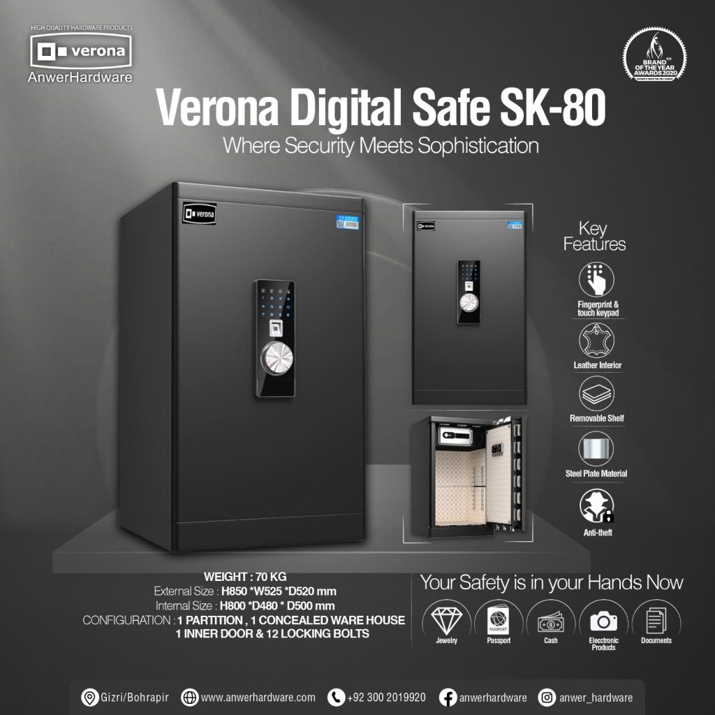Verona Digital Safe SK-80 ⋆ Anwer Hardware